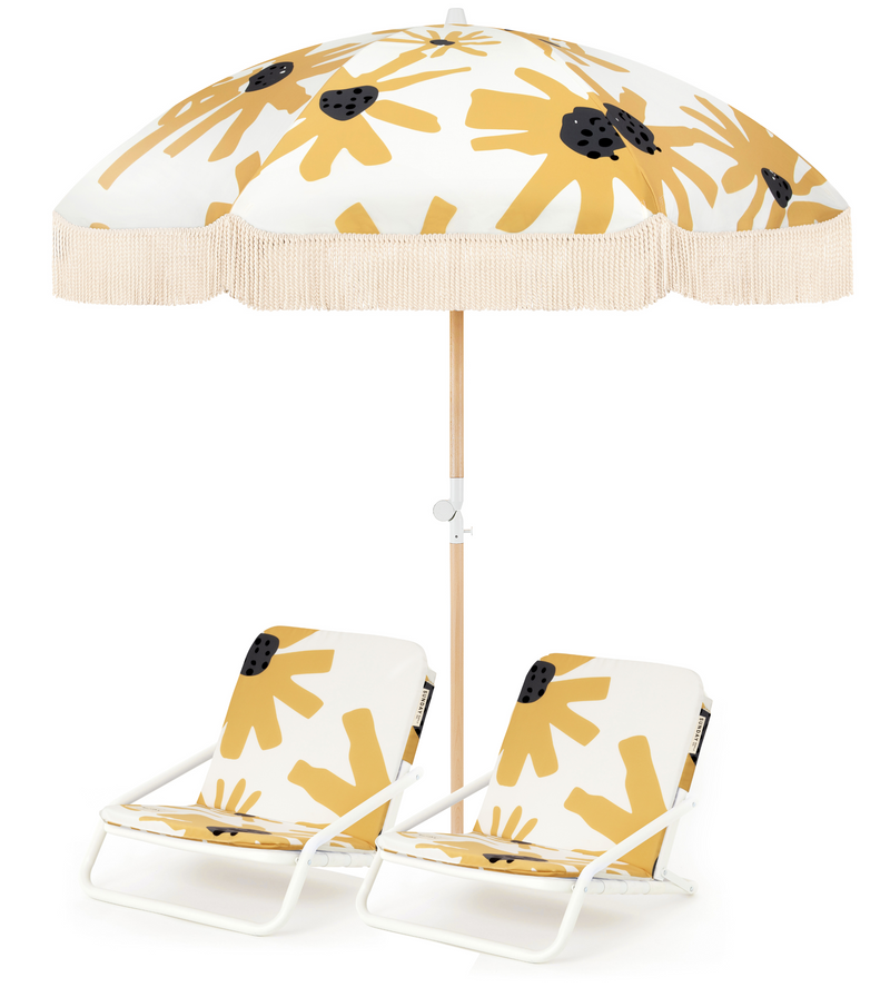 Beach Sets | Matching Beach Umbrella with Beach Chairs | Sunday Supply Co.