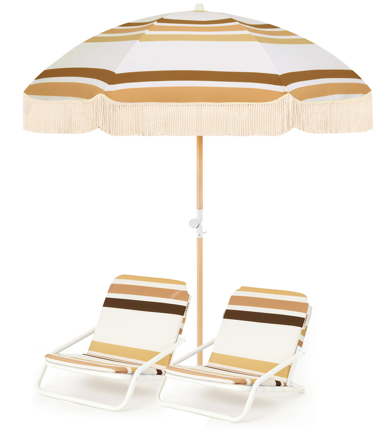 Folding Beach Chair with Umbrella Australia | Buy Cosy Beach Sets ...