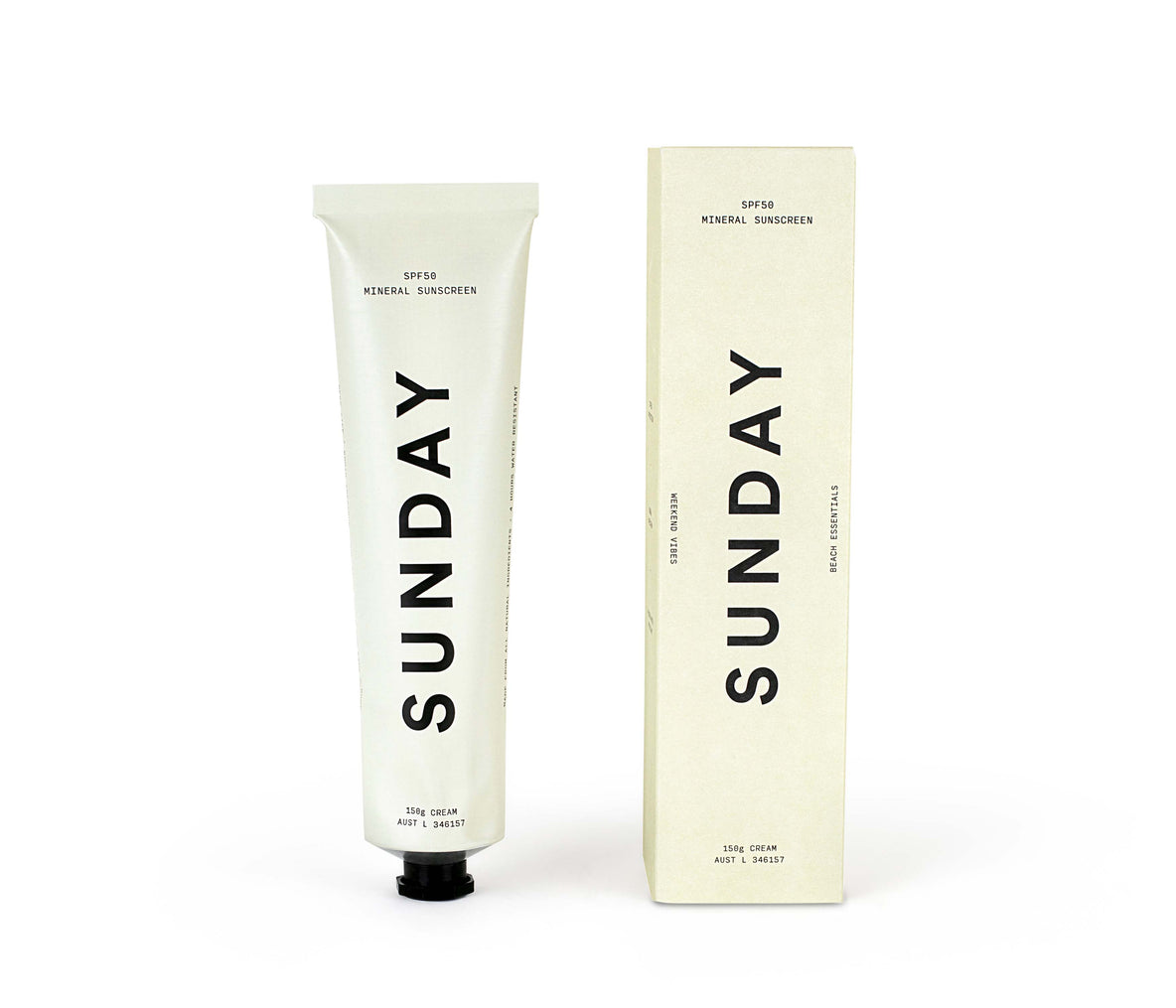 Natural Mineral Sunscreen | Zinc Based Sunscreen SPF50 | Sunday Supply Co.