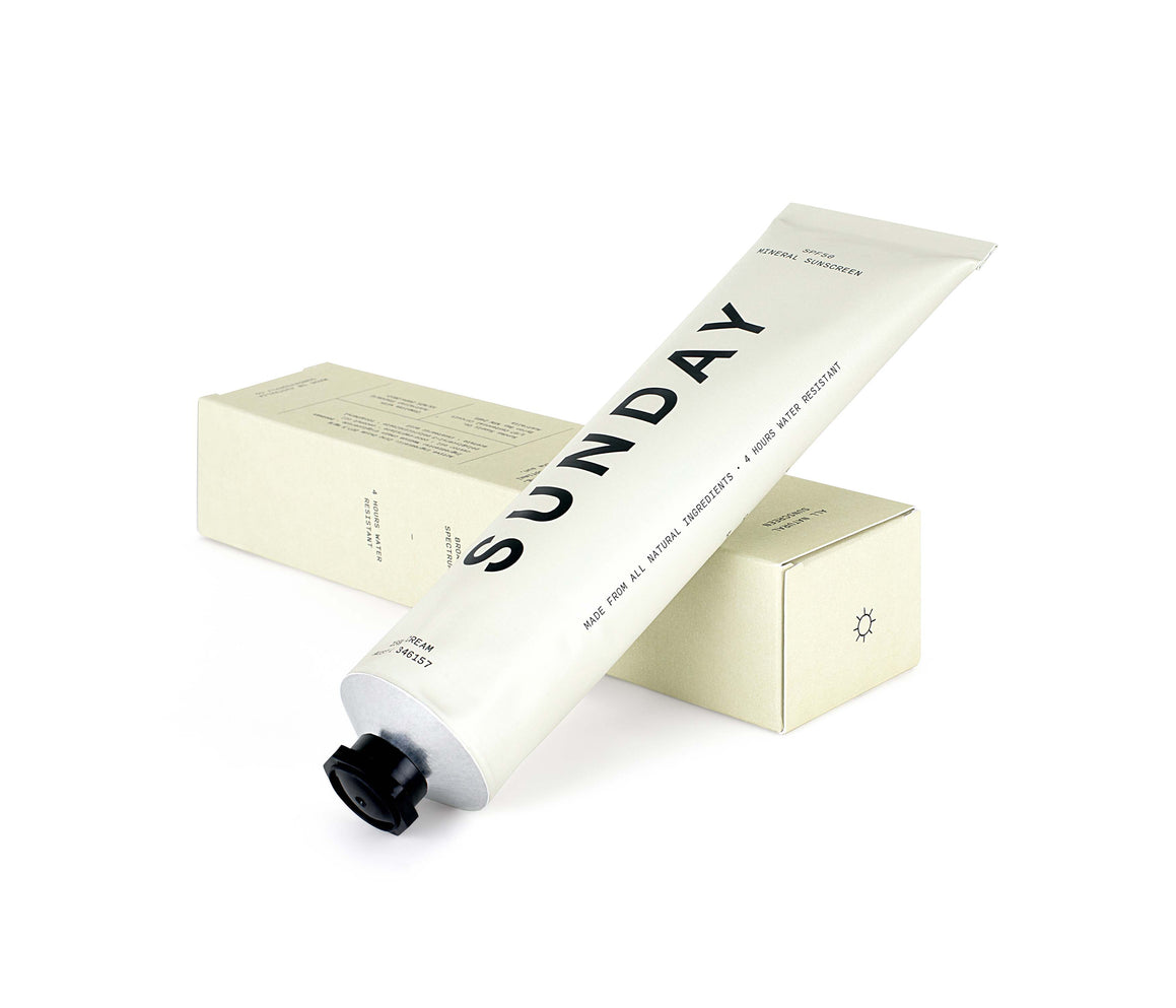 Natural Mineral Sunscreen | Zinc Based Sunscreen SPF50 | Sunday Supply Co.