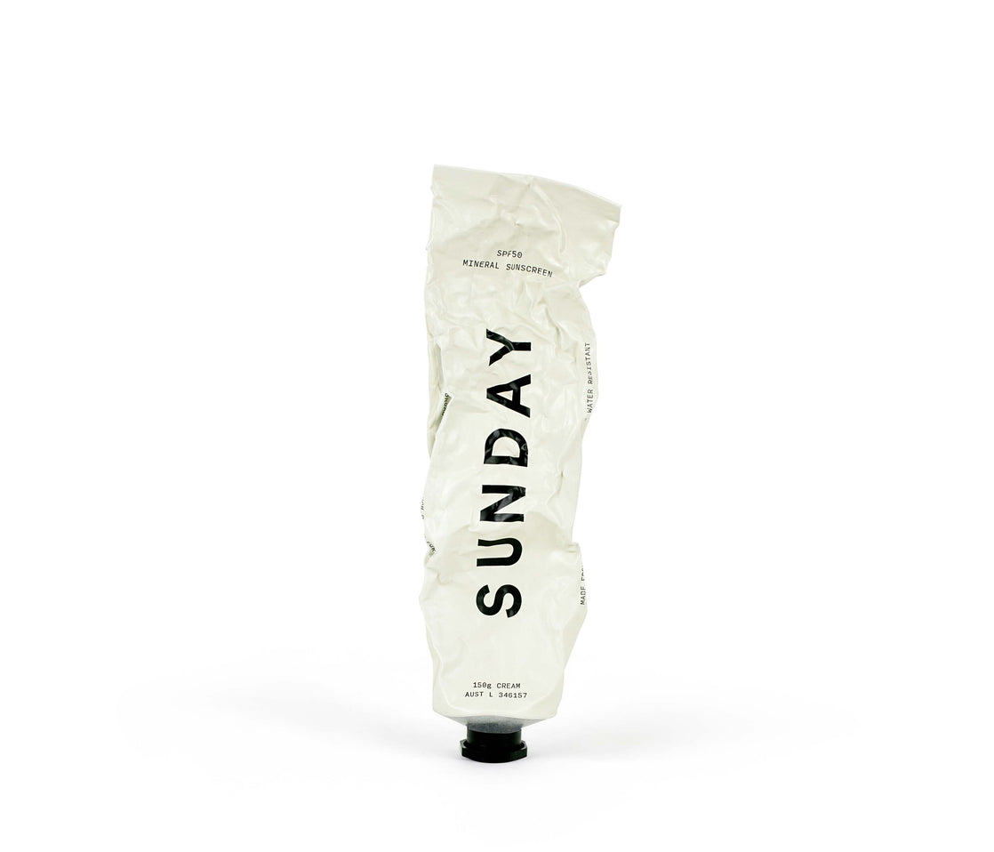 Natural Mineral Sunscreen | Zinc Based Sunscreen SPF50 | Sunday Supply Co.